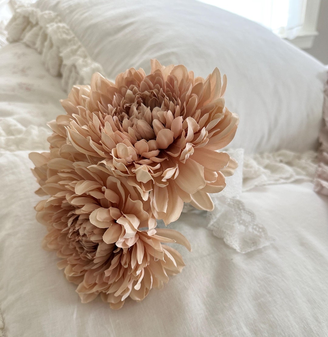 Peachy Pale Pink Mum Gorgeous Bouquet - Etsy