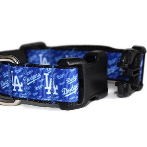 LA Dodgers Inspired Dog Collar,pink Dodgers Dog Collar,boy Dodger ...
