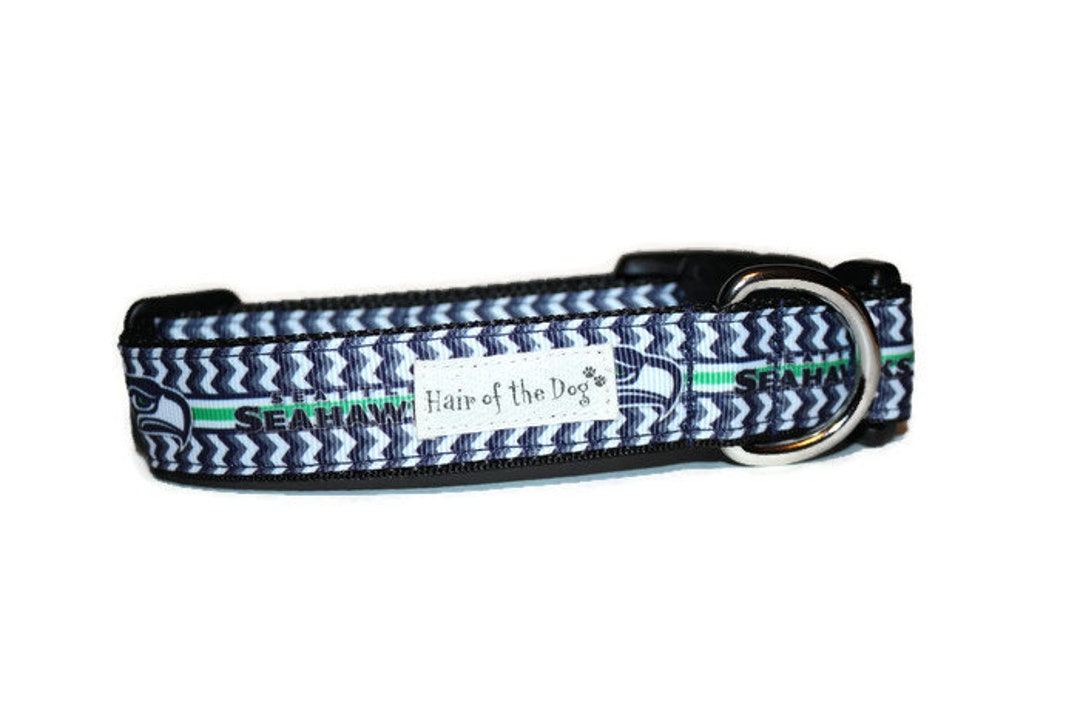 Seattle Seahawks Inspired Dog Collar,dog Collar,nfl Dog Collar,boy Dog ...