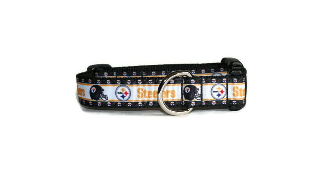 Pittsburgh Steelers Inspired Dog Collar,dog Collar, NFL Dog Collar ...