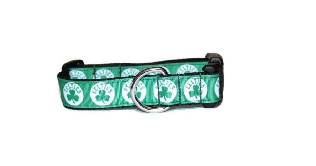 Boston Celtics Inspired Dog Collar,boston Celtics,dog Collar,green Dog ...
