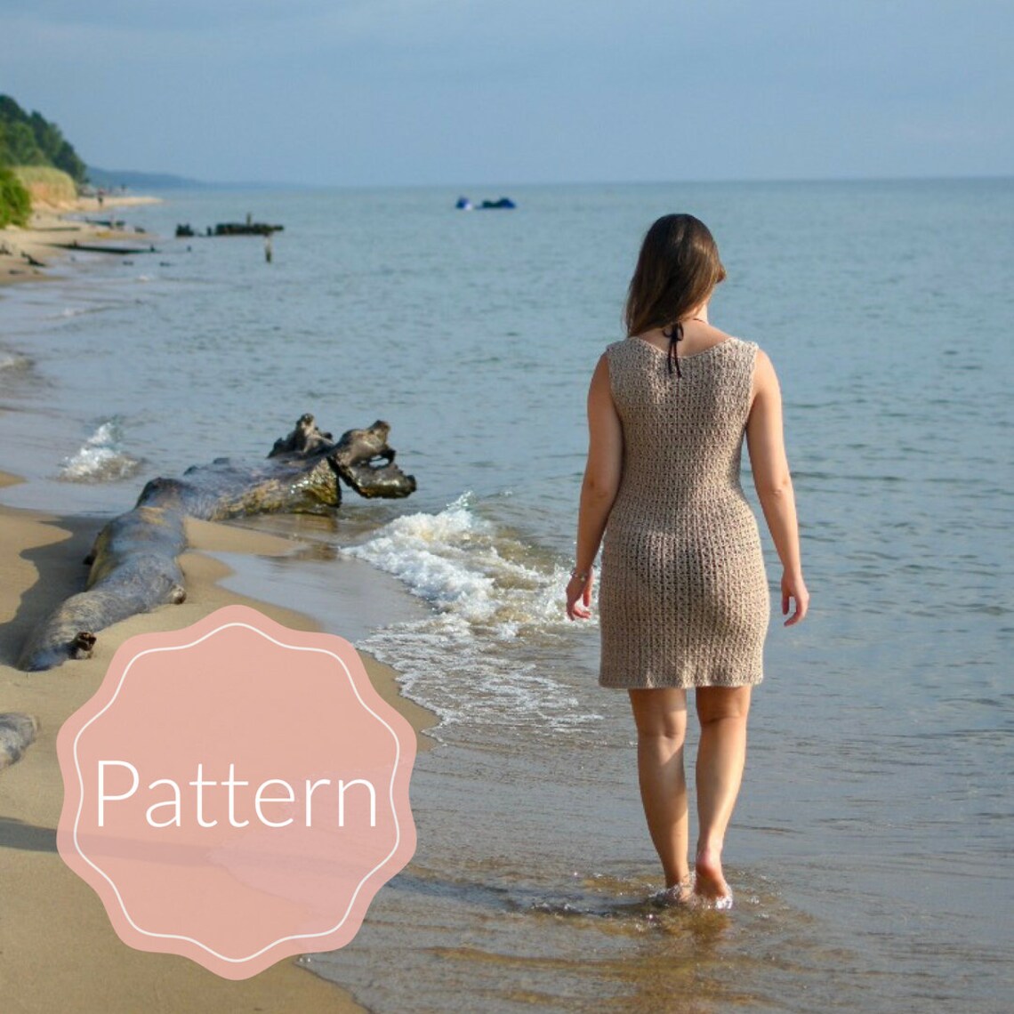 Criss-cross Cover-up Pattern Crochet Pattern Beach | Etsy