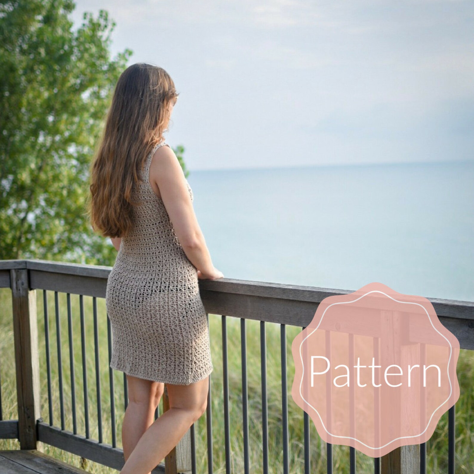 Criss-cross Cover-up Pattern Crochet Pattern Beach | Etsy