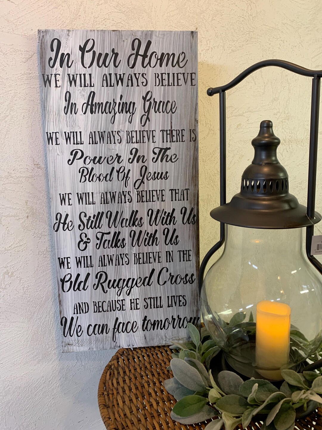 In Our Home We Pray and Rules for the Home - Etsy