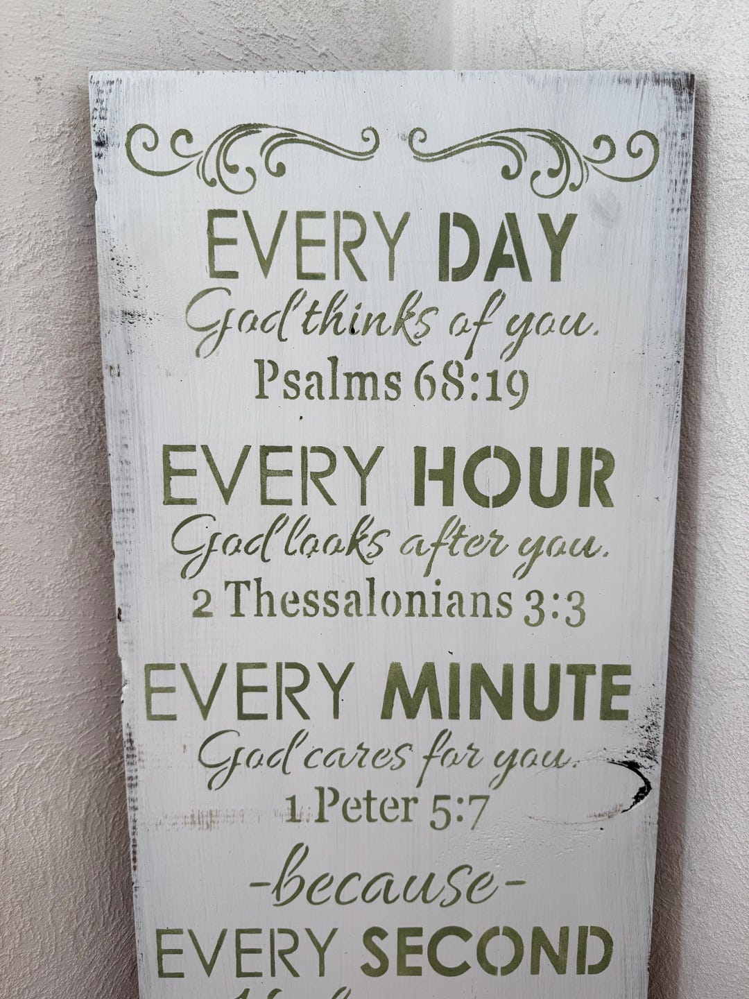 Every Day Every Hour Every Minute God Thinks of You God is With You ...