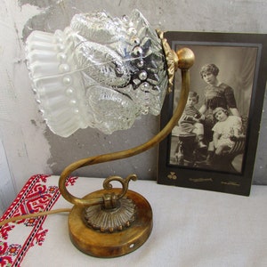 Vintage Night Brass Lamp 70s, Night Desk Lamp, Vintage Electric Table ...