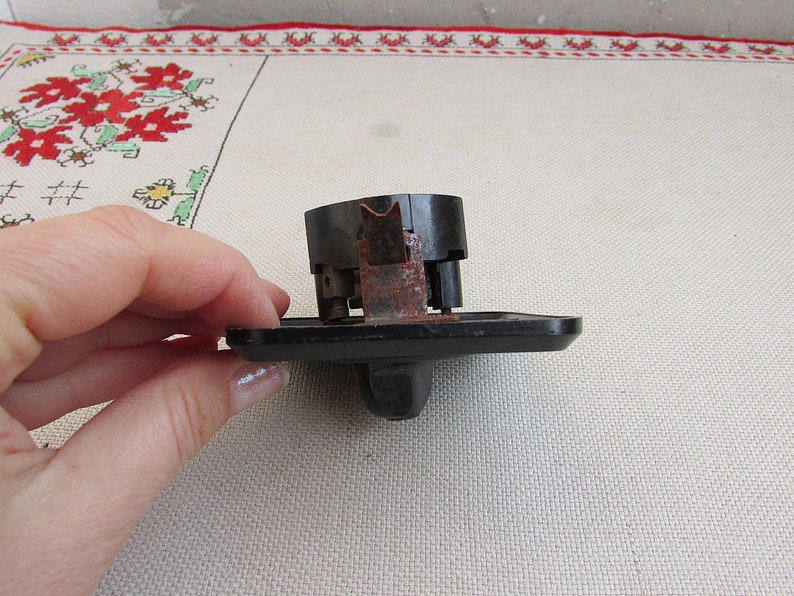 Vintage Bakelite Light Switch: 1940s Electric Wall Switch - Etsy