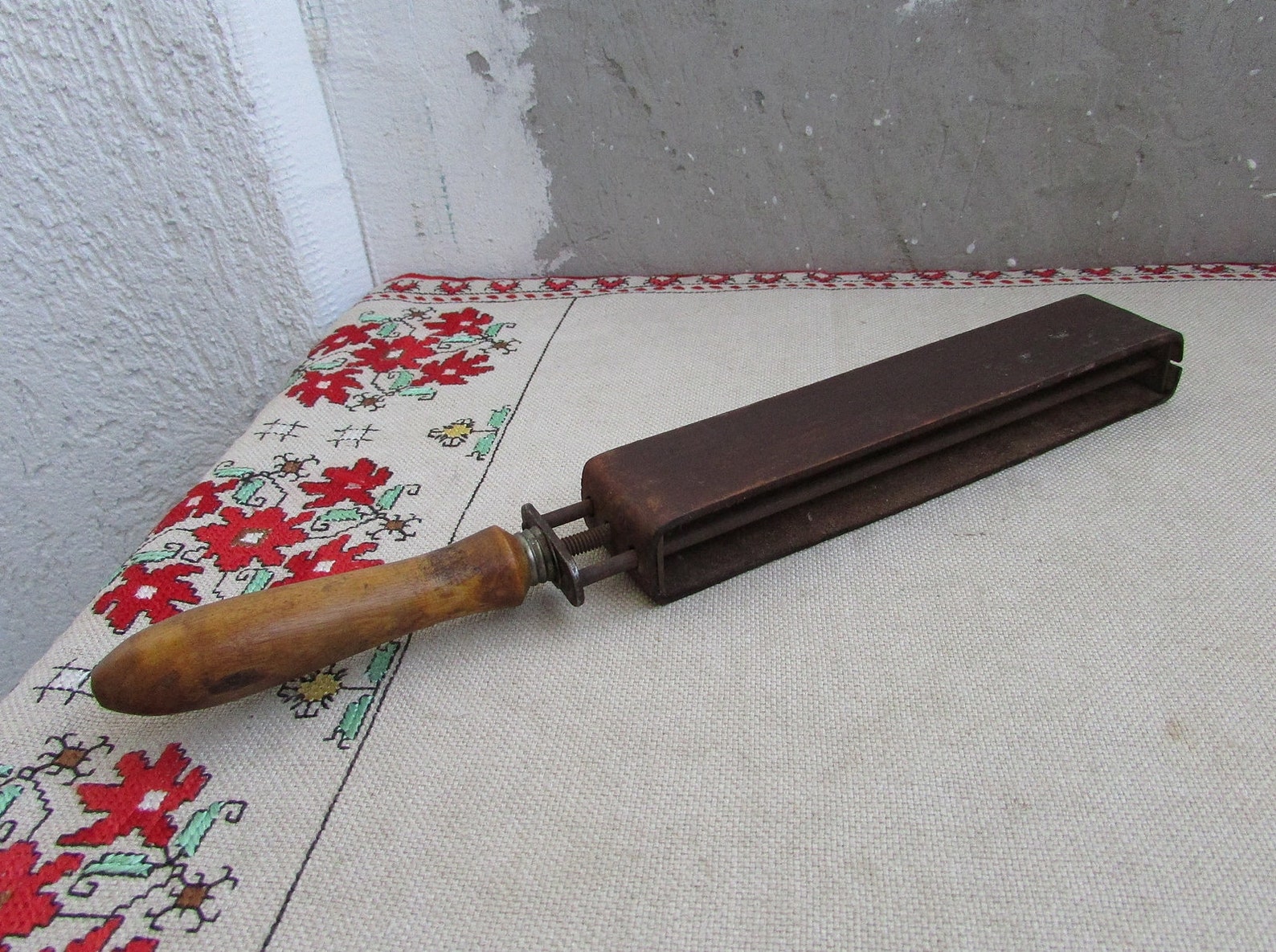 Vintage Razor Sharpener Blade Honing Leather Strop Double - Etsy