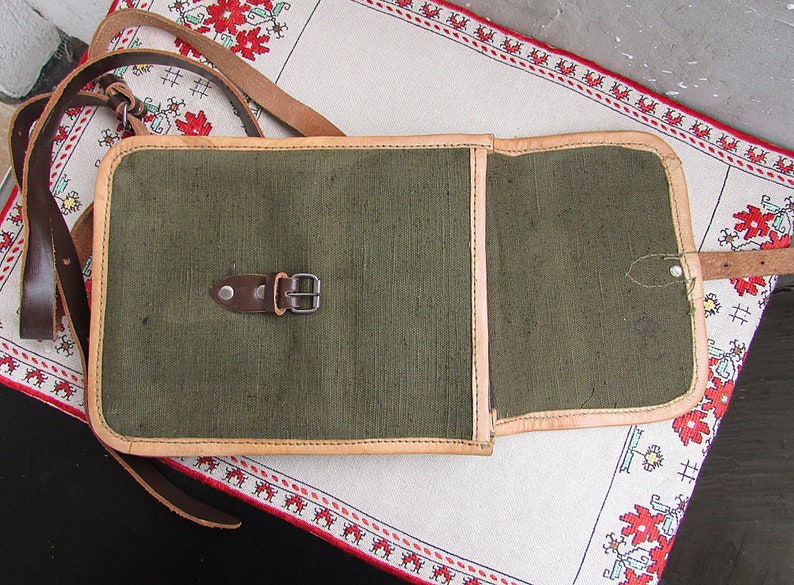 Vintage Military Officer Bag Vintage Platoon Commander Bag - Etsy