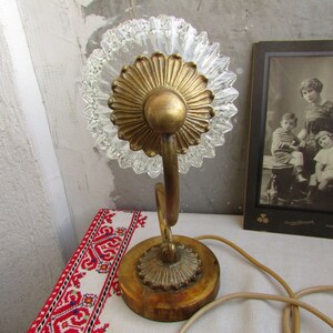 Vintage Night Brass Lamp 70s, Night Desk Lamp, Vintage Electric Table ...