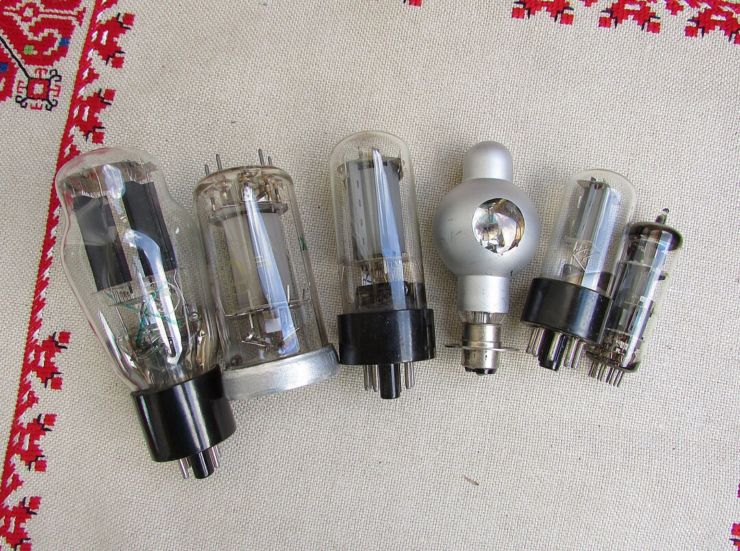 Vintage Radio Vacuum Tubes - Steampunk Industrial Decor (lot of 6) - Etsy