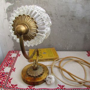 Vintage Night Brass Lamp 70s, Night Desk Lamp, Vintage Electric Table ...
