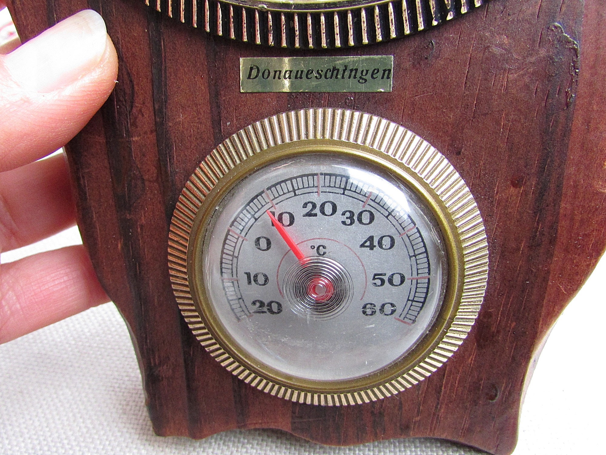 Vintage Wooden Body Thermometer 70s Wall Hanging | Etsy