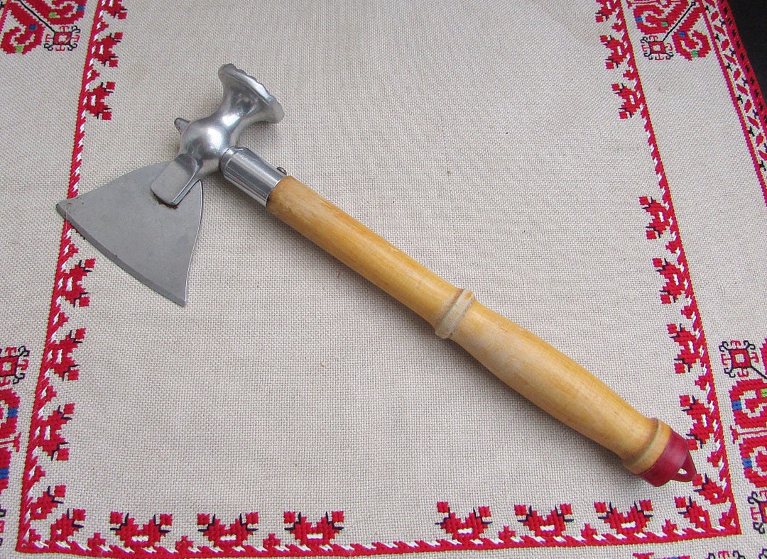 Vintage Metal Meat Cleaver Mallet, Soviet Kitchen Decor - Etsy