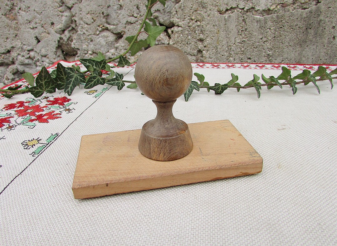 Vintage Rubber Stamp, 1970s Vintage Wooden Handle Stamp, Large Wood ...
