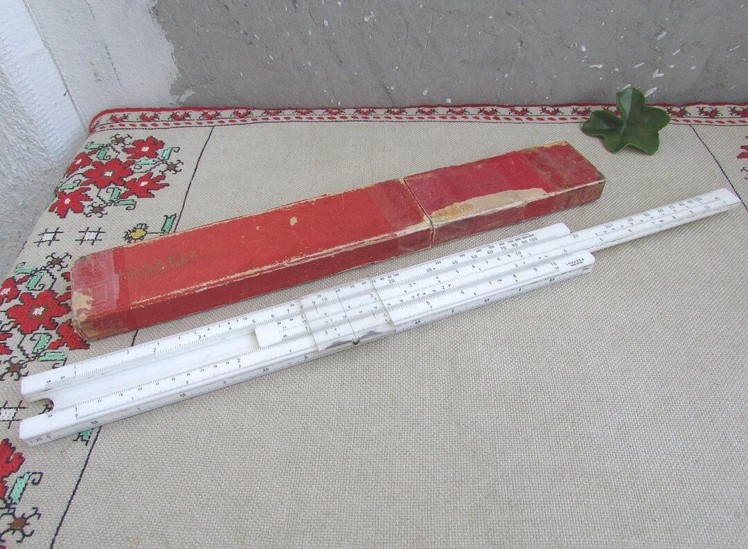 Vintage Logarithmic Slide Ruler Logarex, 1960s Engineering Tool - Etsy