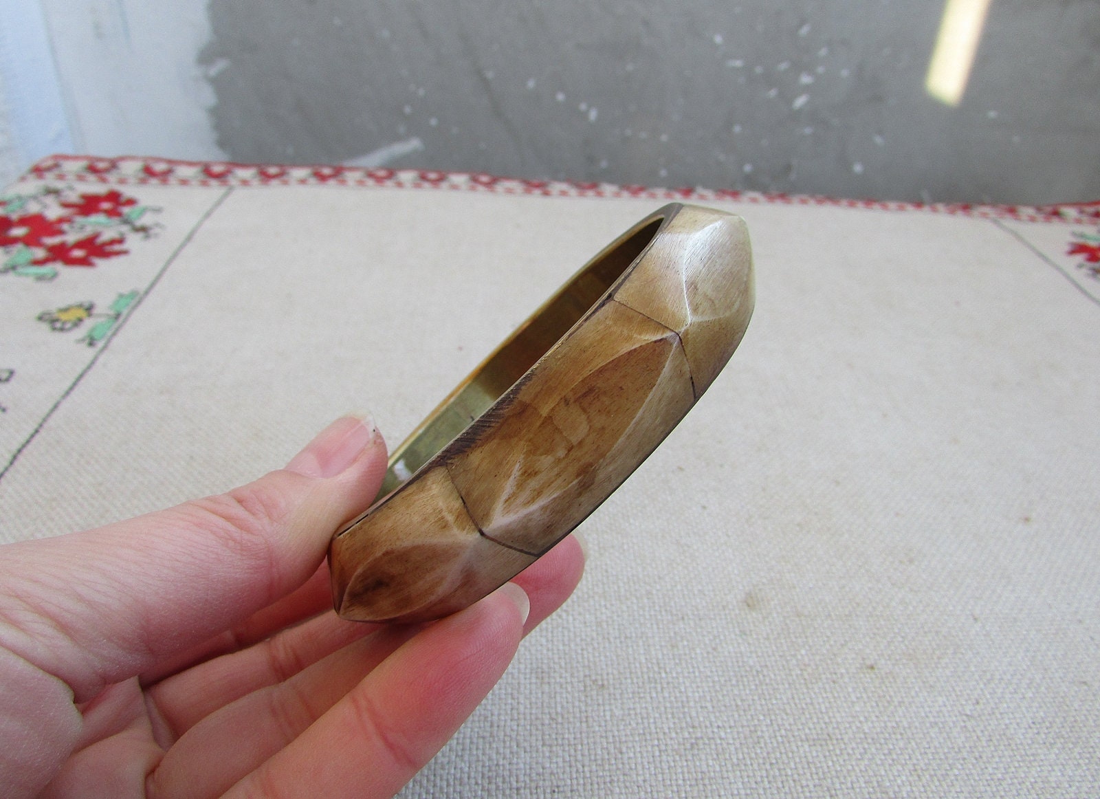 Vintage 70s Brass Bone Bangle Bracelet, Collectible Jewelry - Etsy