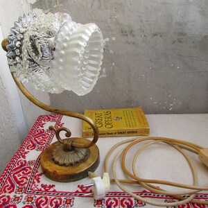 Vintage Night Brass Lamp 70s, Night Desk Lamp, Vintage Electric Table ...