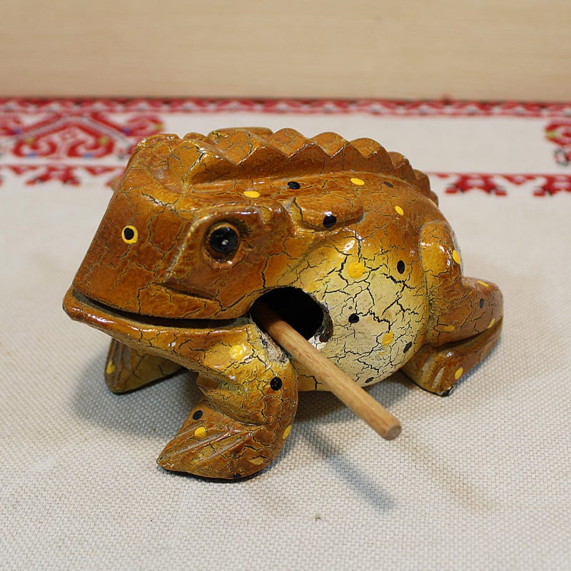 Wooden Frog Instrument - Etsy
