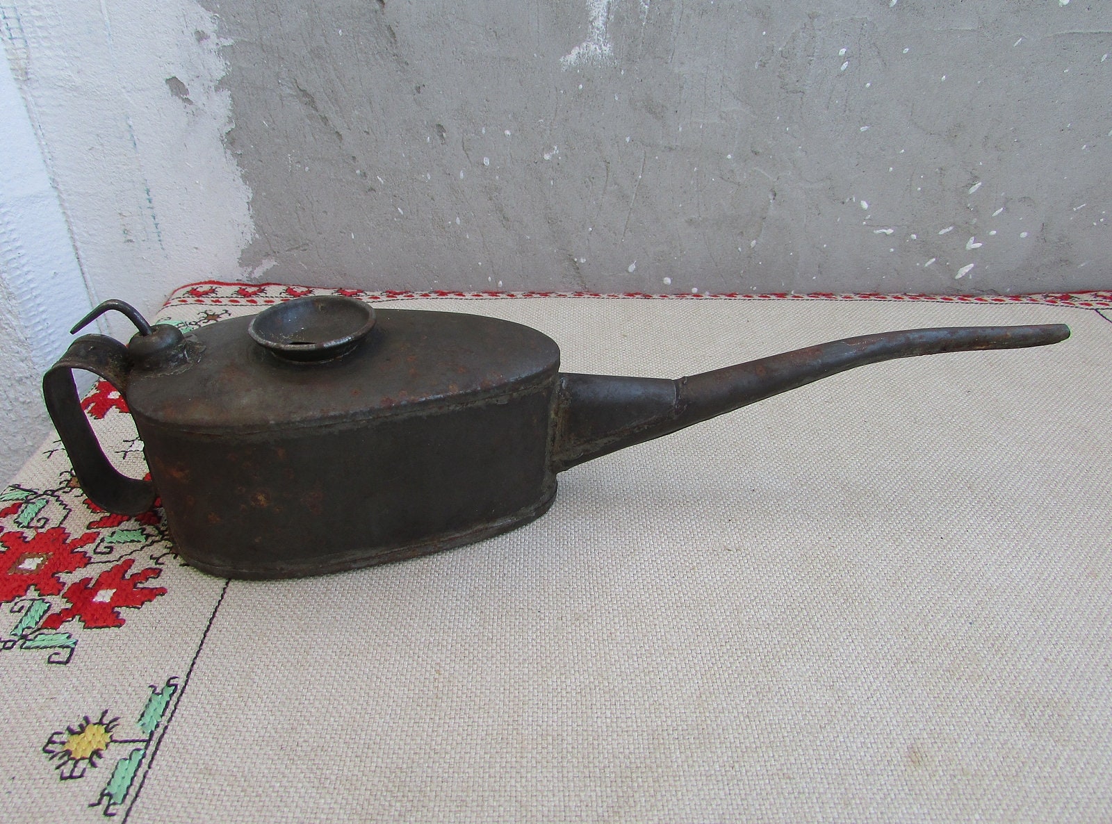 Vintage Rare Oil Products Can Long Spout Oval Oil Can/Tin | Etsy