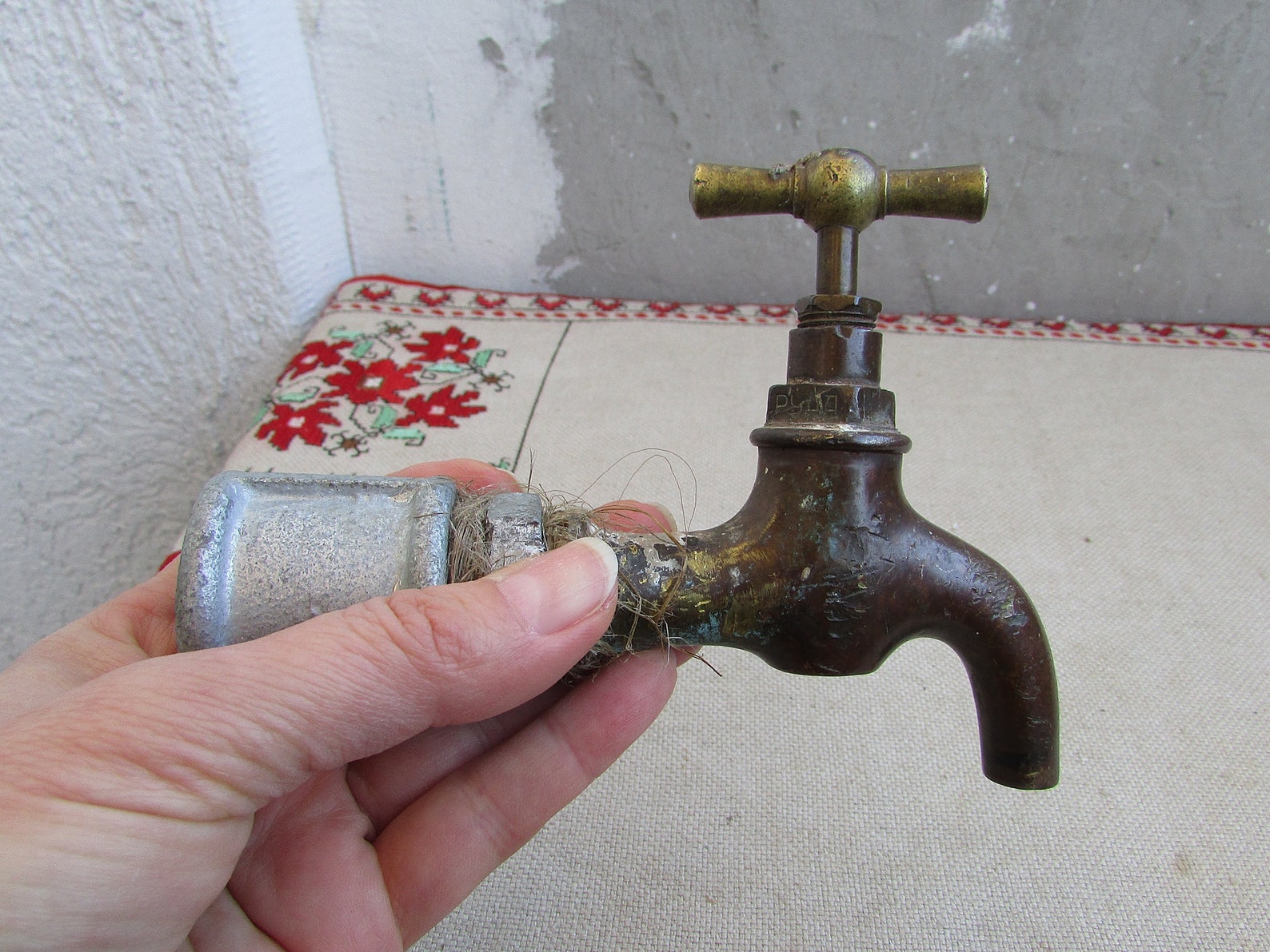 Vintage Large Brass Water Tap 1970s Vintage Water Faucet - Etsy UK