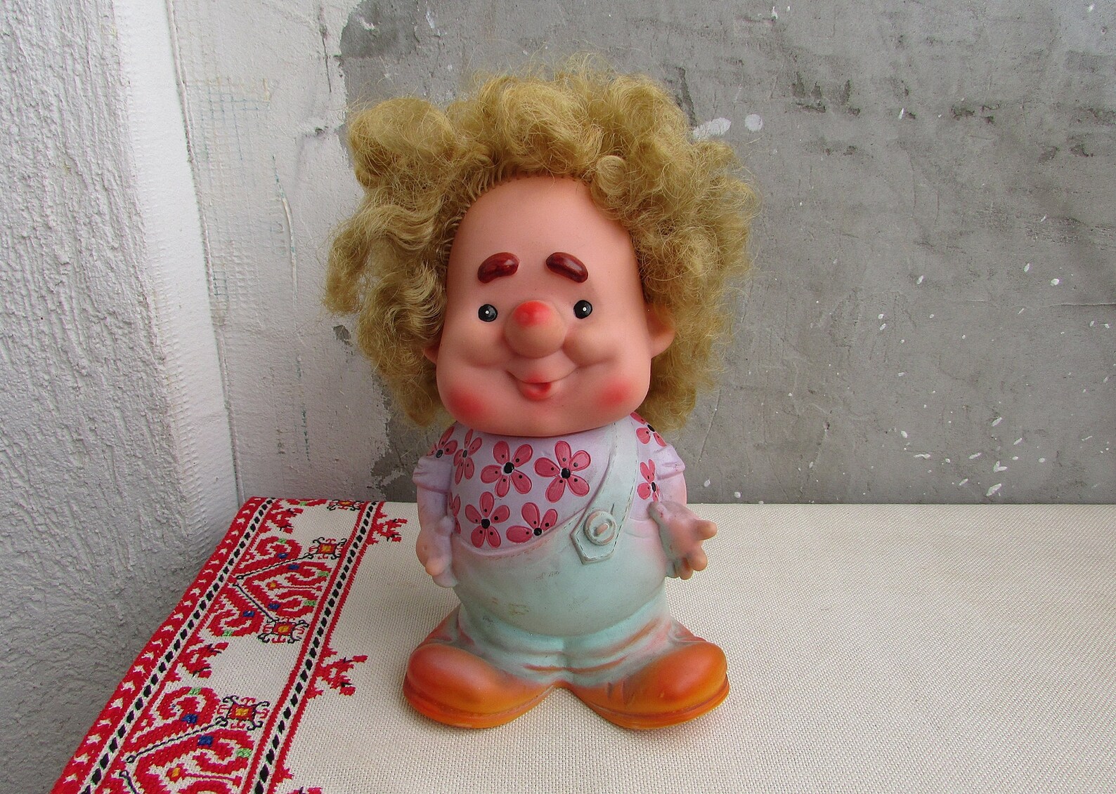 Vintage Carlson Soviet Doll Rubber Russian Toy Karlson - Etsy