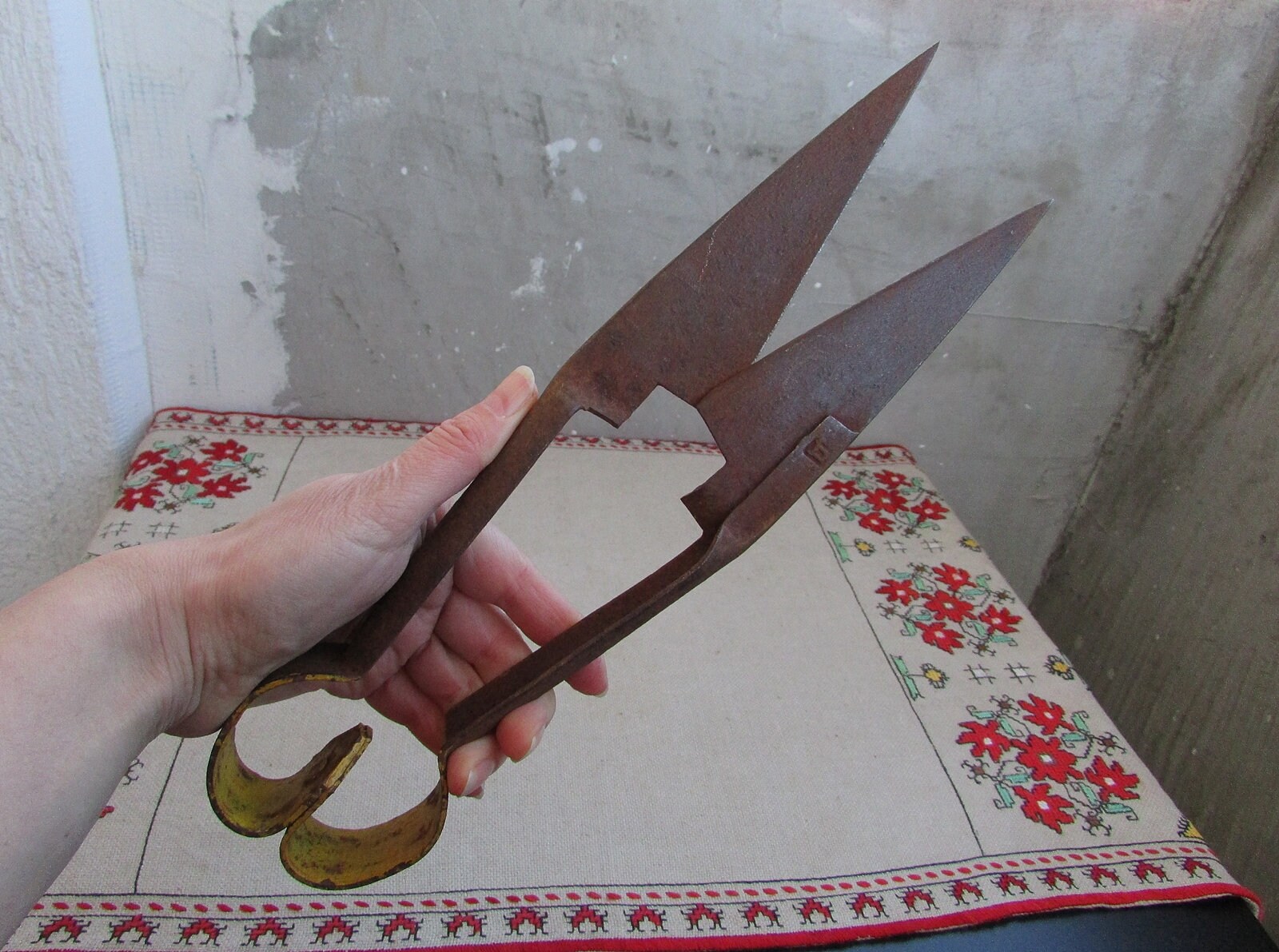 Vintage Metal Sheep Shears 1920s Antique Scissors Rusty - Etsy
