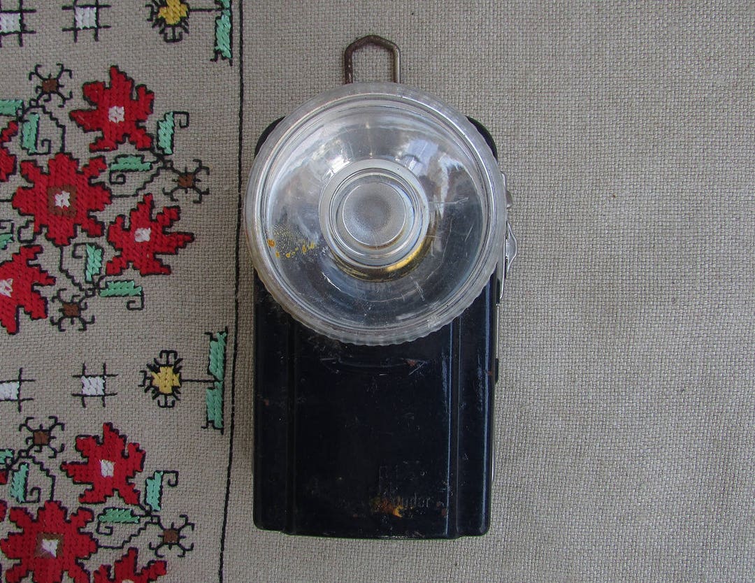 Vintage WONDER Flashlight With Button Morse, Pocket Lamp, Collectible ...