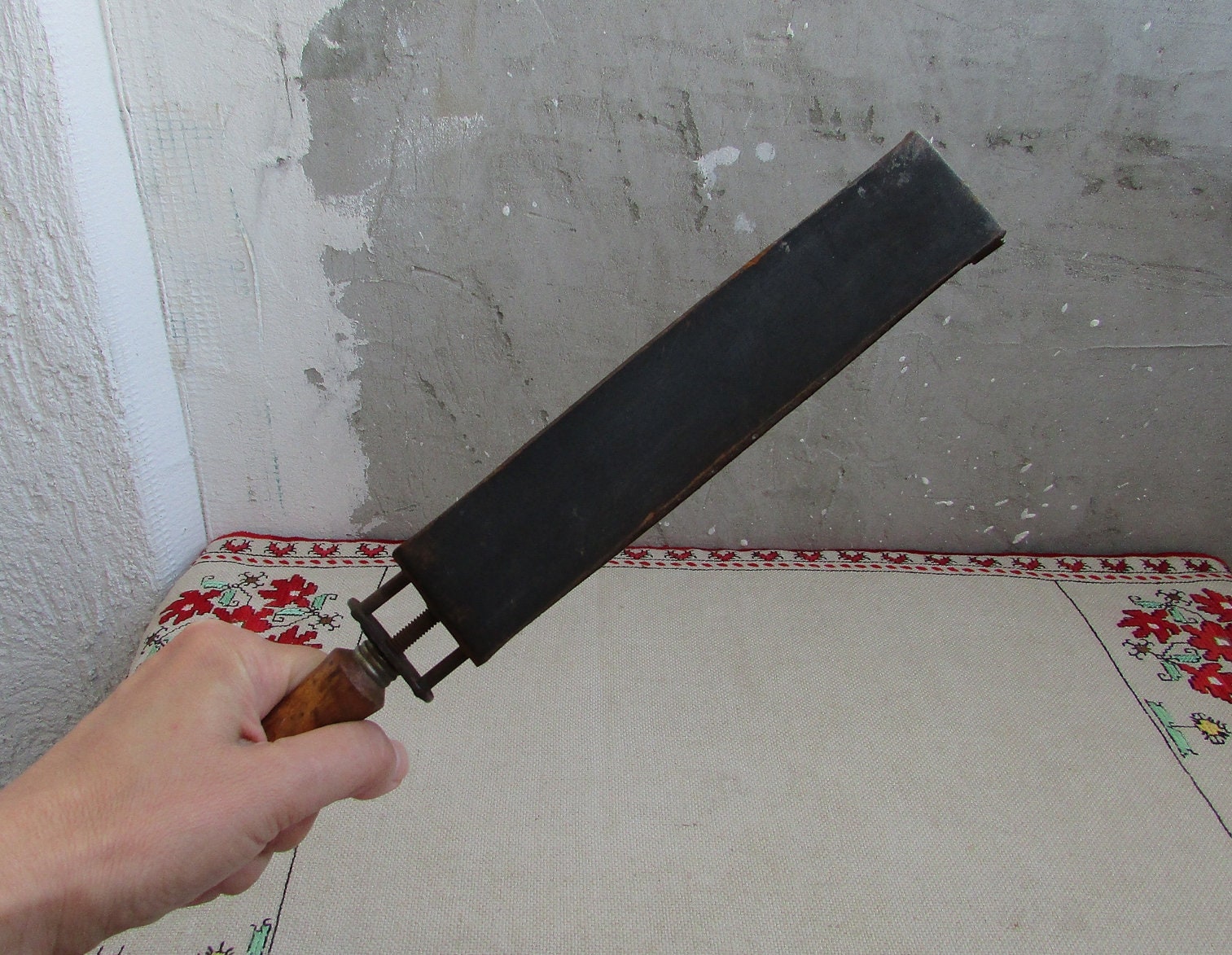 Vintage Razor Sharpener Blade Honing Leather Strop Double - Etsy