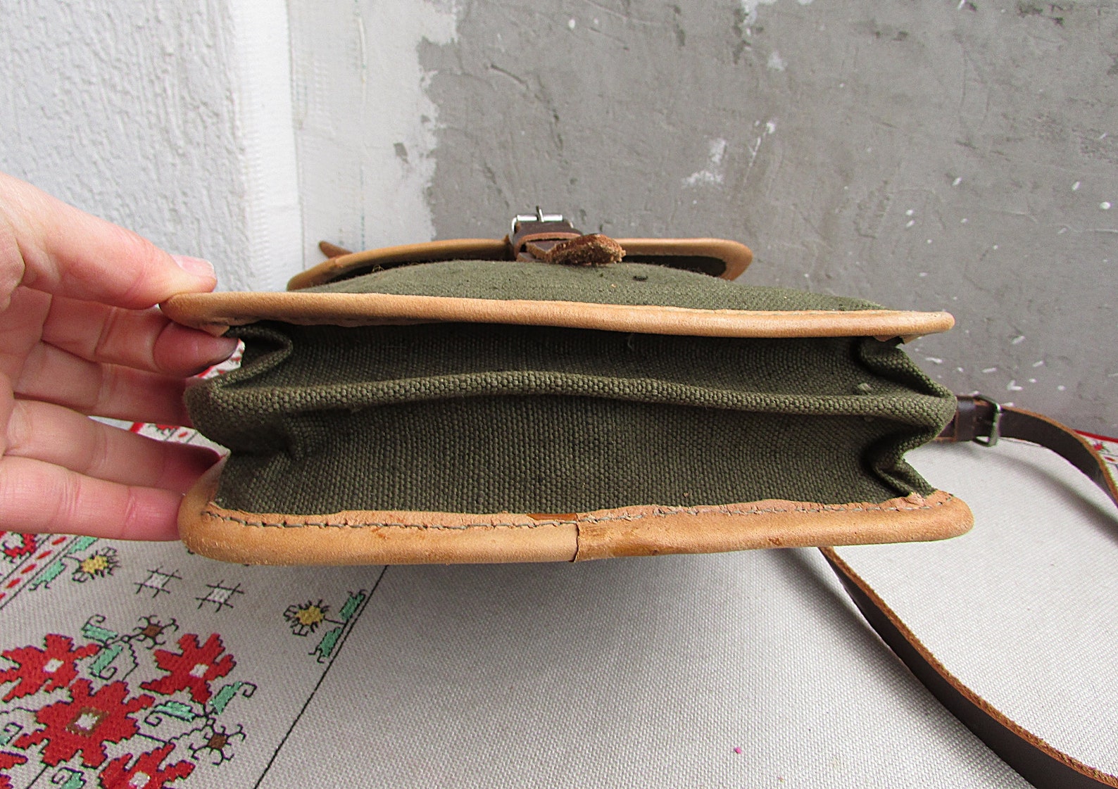 Vintage Military Officer Bag Vintage Platoon Commander Bag - Etsy