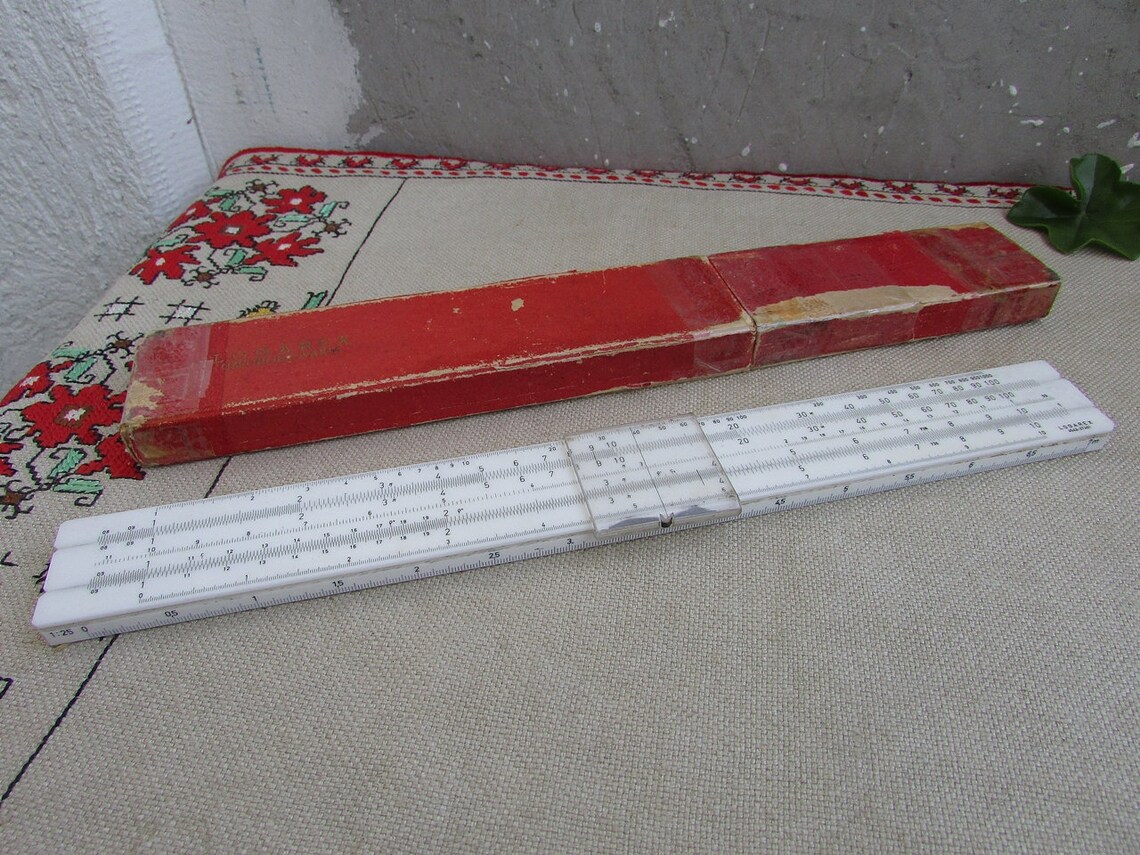 Vintage Logarithmic Ruler Logarex 1960s Logarithmic Scale - Etsy