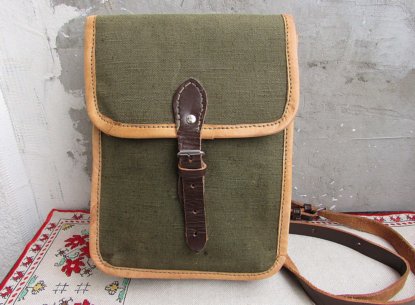 Vintage Military Officer Bag Vintage Platoon Commander Bag - Etsy