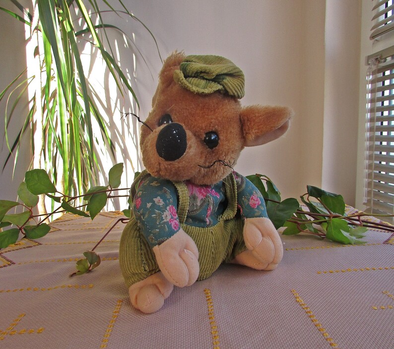 Vintage 80s Lovely Mouse Plush Mouse Stuffed Animal | Etsy