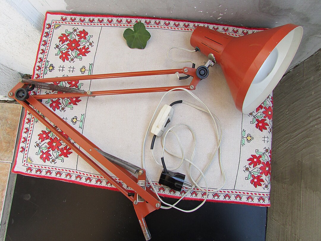 Adjustable Lamp, Drafting Lamp, Vintage Desk Lamp, Industrial Lamp ...