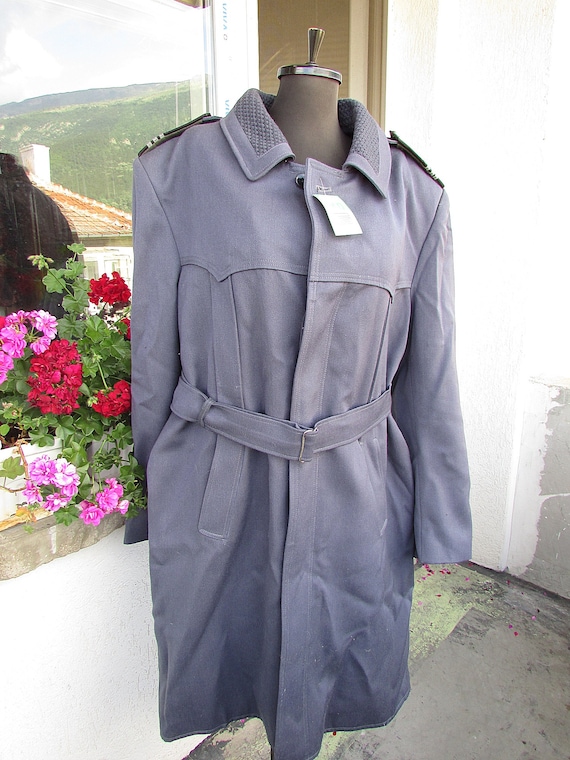 Vintage Military Greatcoat, Original Bulgarian Army U… - Gem