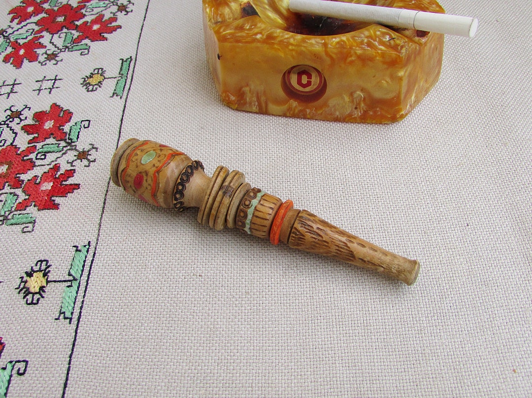 Vintage Wooden Cigarette Holder Wooden Handmade Mouthpiece - Etsy
