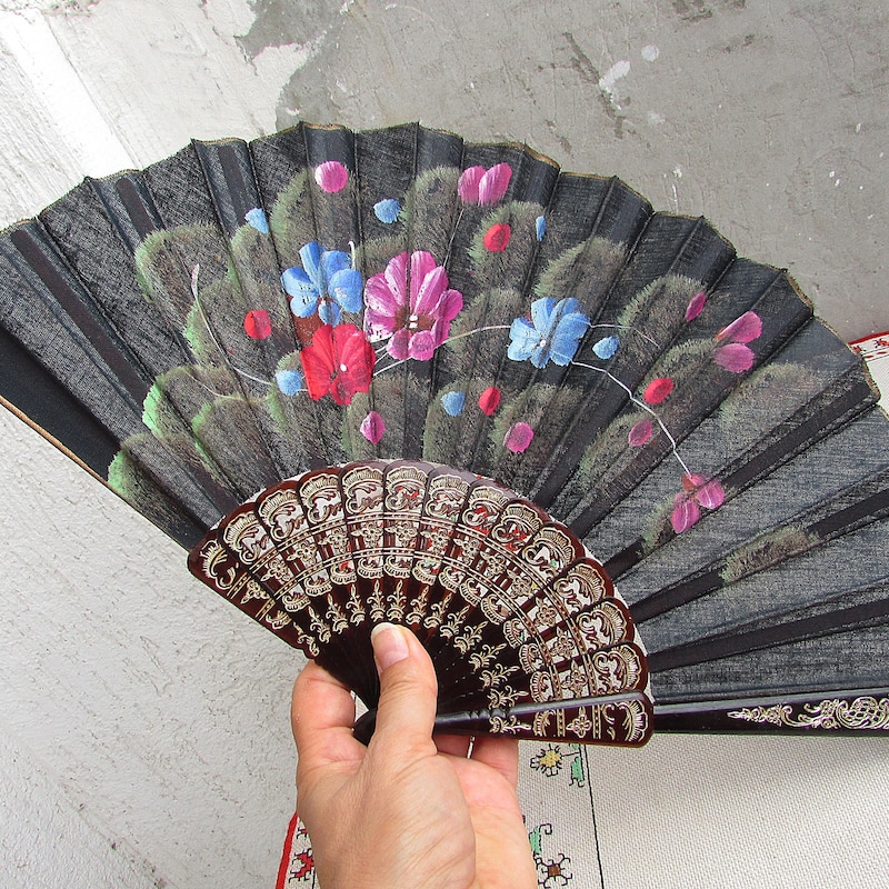 Spanish Hand Fan - Etsy