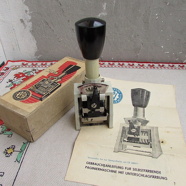 Metal Number Stamps - Etsy