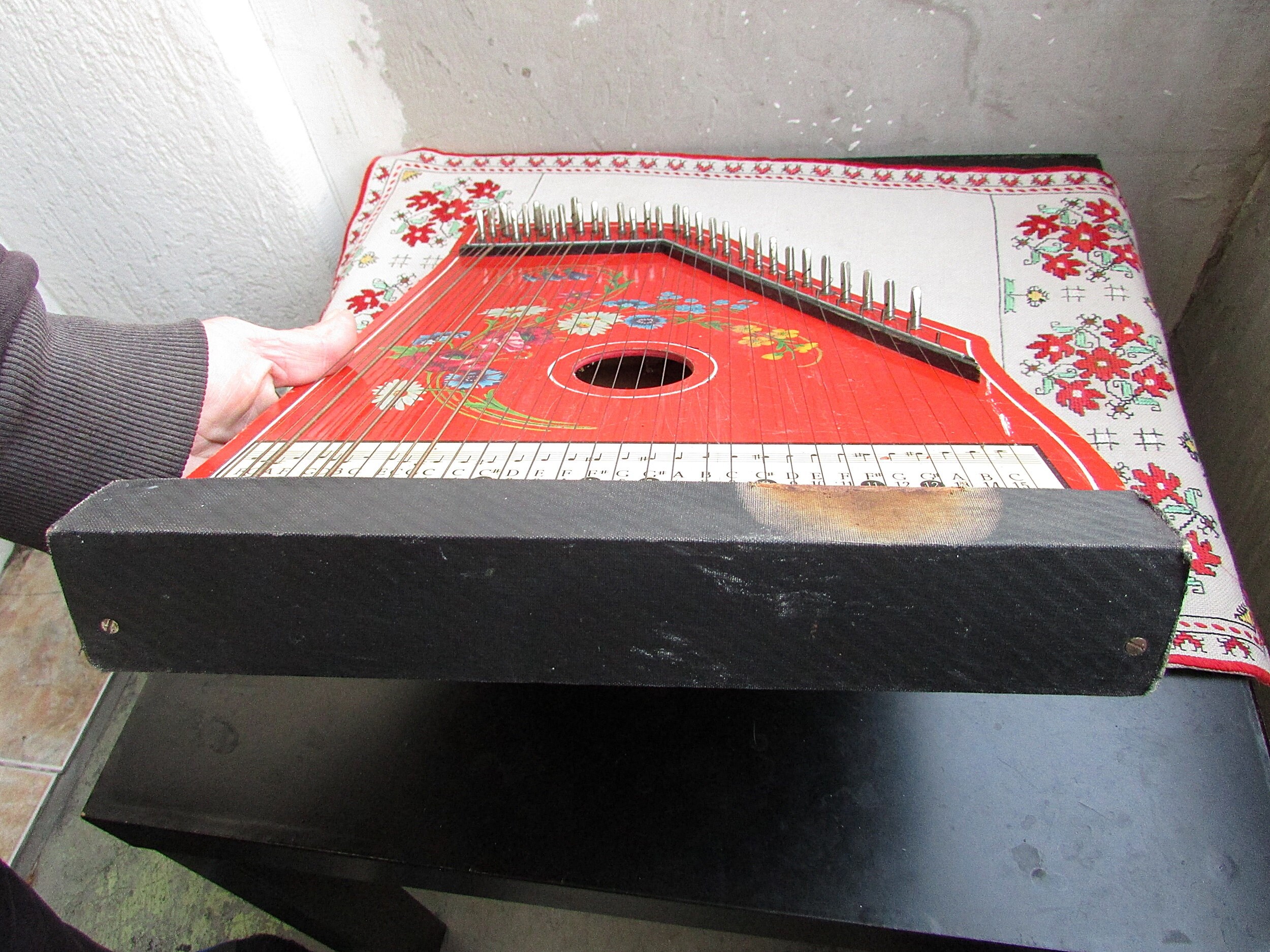 Vintage Musical String Instrument ZITHER 33 Strings German - Etsy