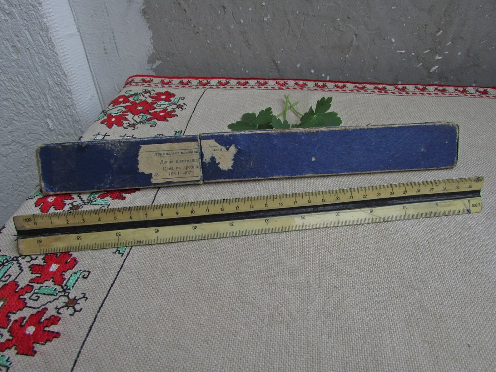 Vintage Scale Line Ratio Ruler Scale Line Triangular Ruler - Etsy