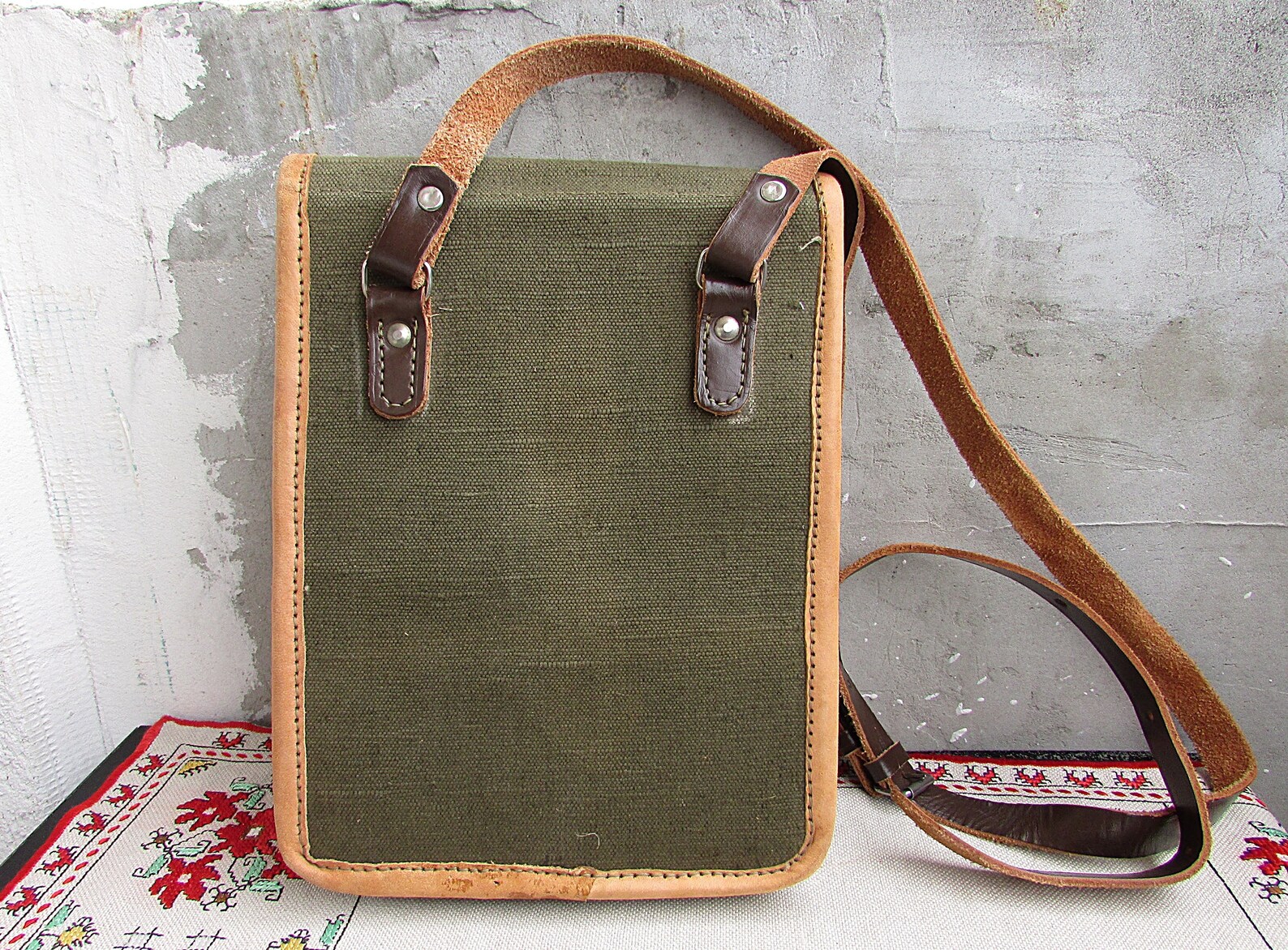 Vintage Military Officer Bag Vintage Platoon Commander Bag - Etsy