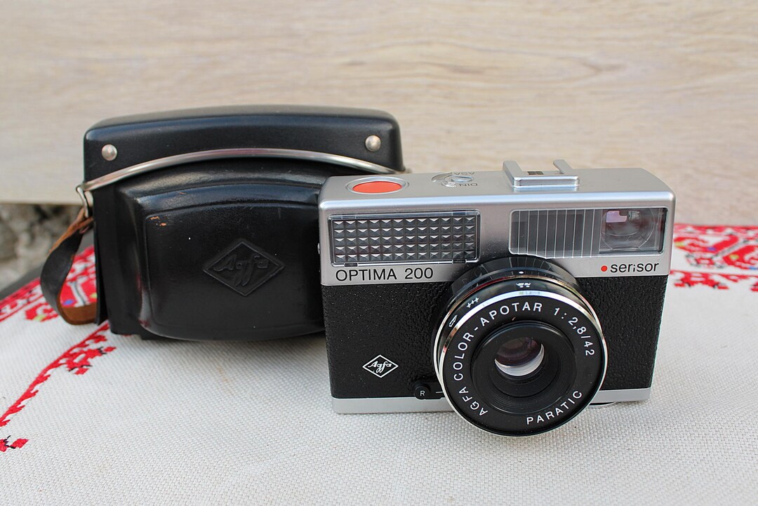Vintage Camera Agfa Optima 200 Sensor 35mm, Viewfinder Camera, Made in ...