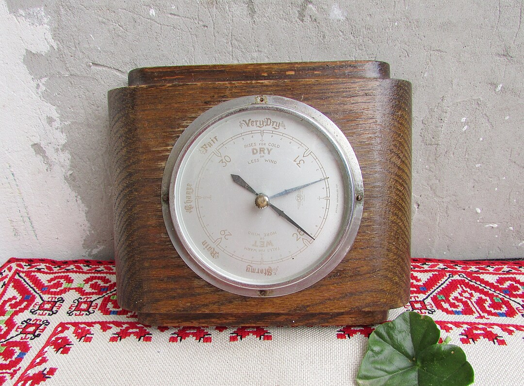 Vintage Retro Barometer, Made in Great Britain Old Barometer ’60s ...