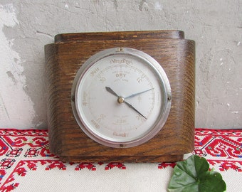Vintage Retro Barometer and Thermometer LUFFT, Made in Germany 70s ...