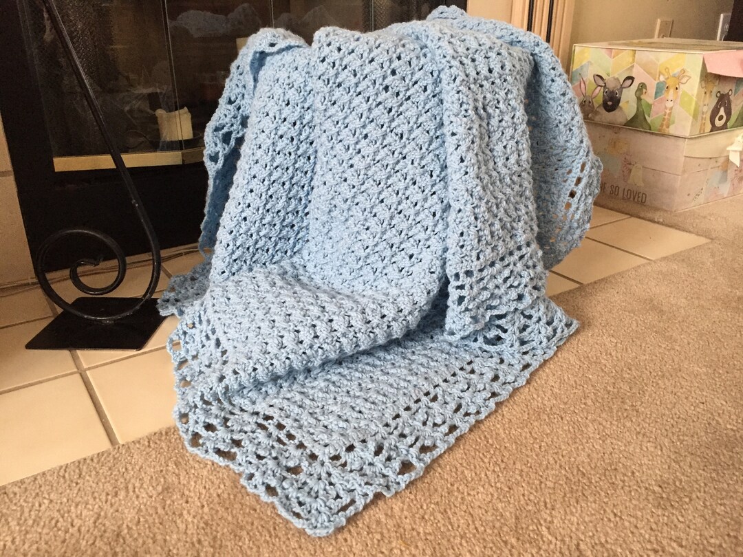 Handmade Crochet Afghan Throw, Cozy Home Decor Gift, Perfect for Couch ...