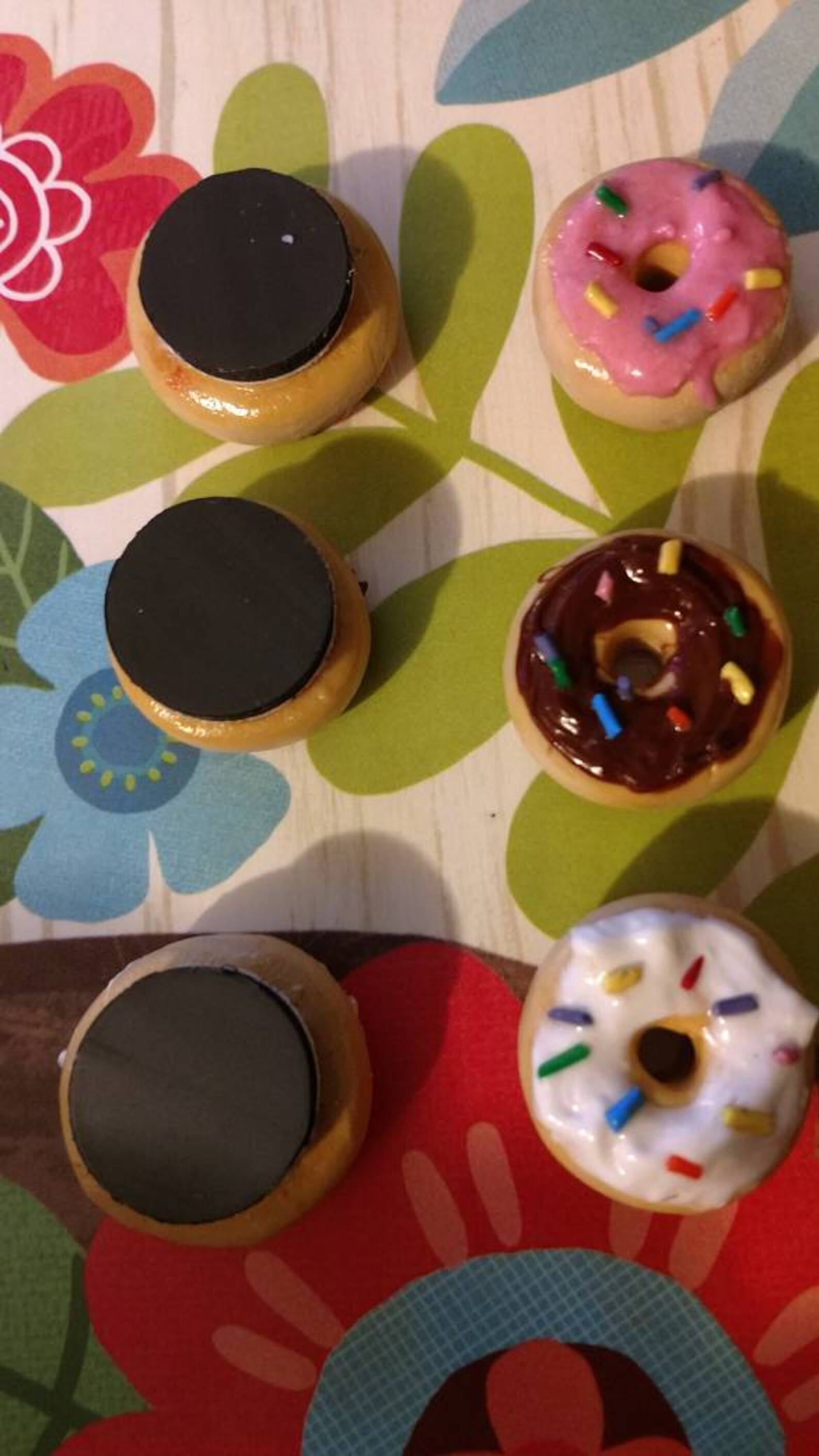 Cute Doughnut Magnet With Sprinkles - Etsy