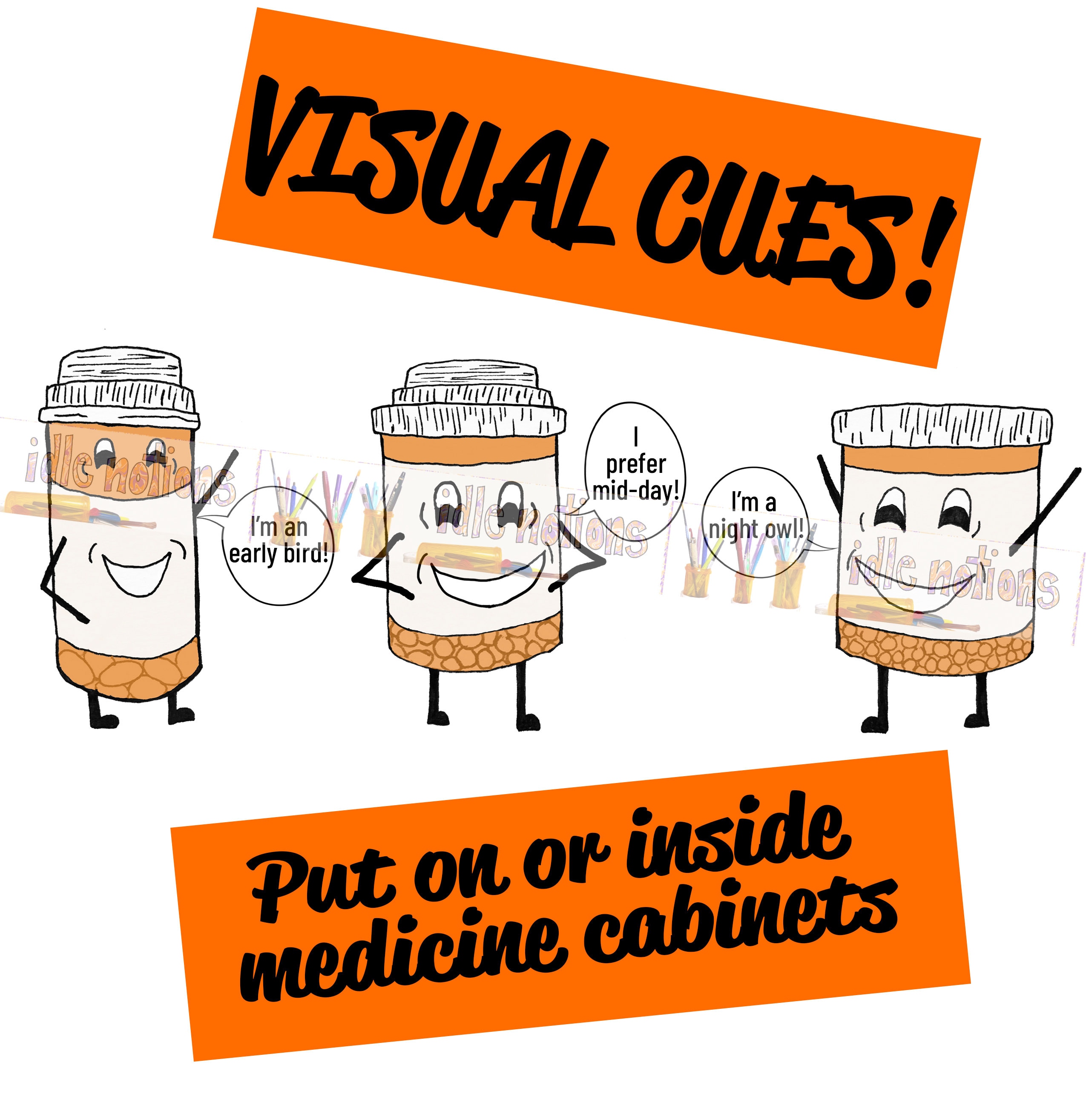 Medication Reminder Cards | Don't Forget Your Meds! - Etsy