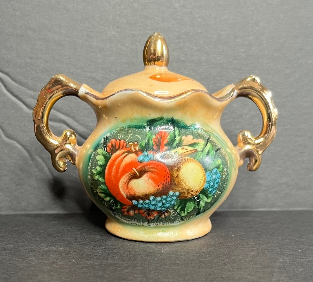 Enesco Fruit Design Mini Sugar Bowl - Etsy