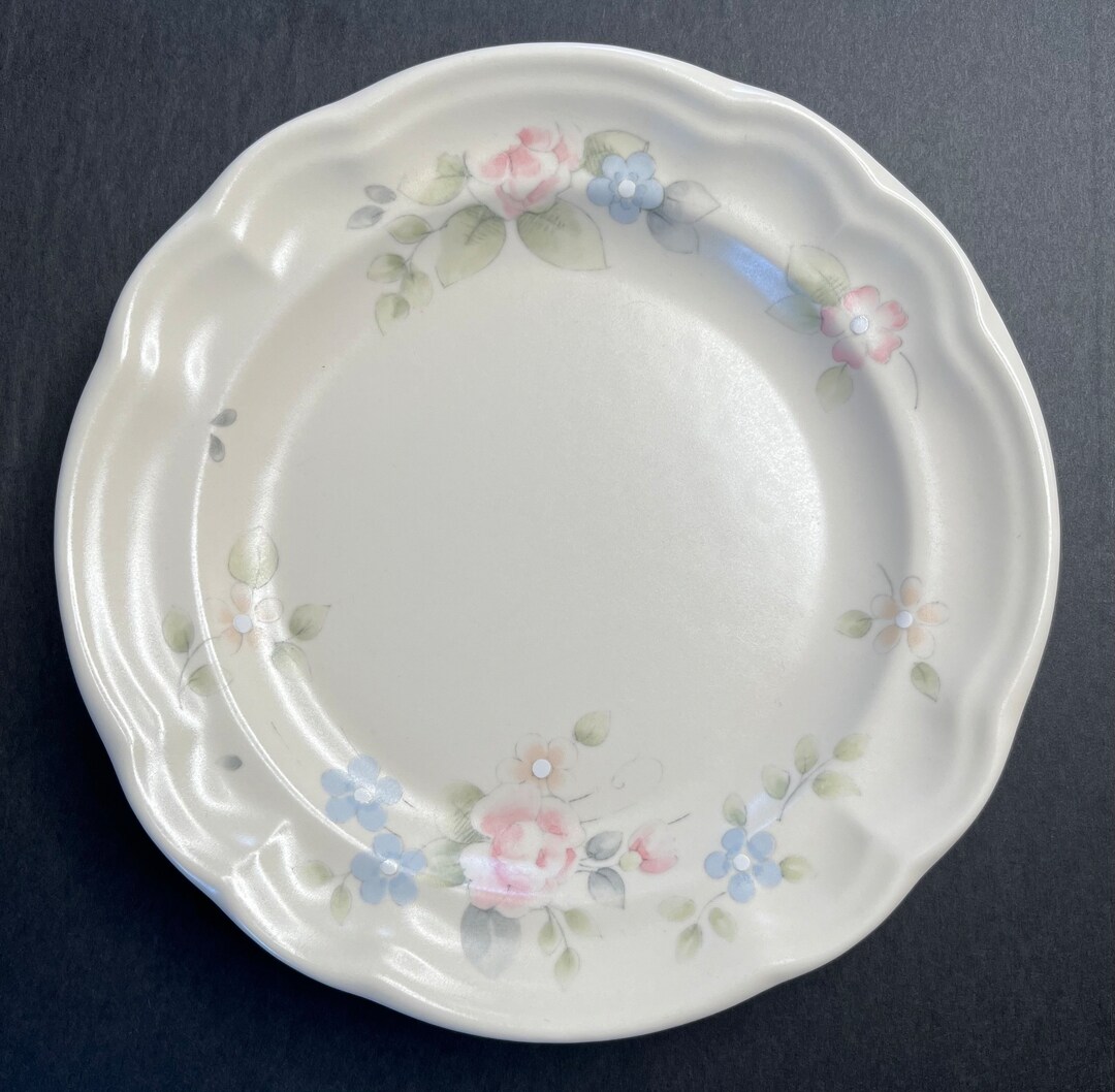 Pfaltzgraff Tea Rose Dessert Plate - Etsy