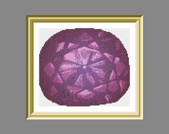 Blue Gem Cross Stitch Pattern PDF Instant Download | Etsy